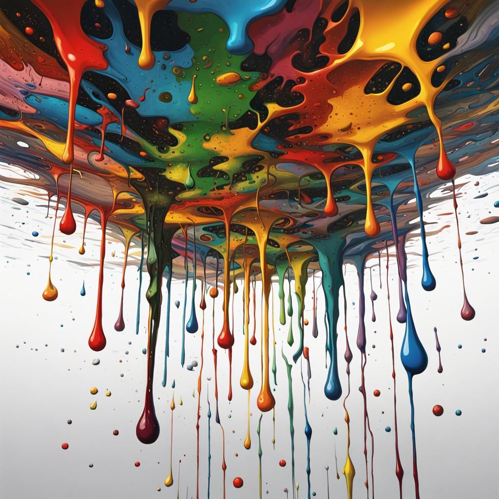 Dripping 1 - AI Generated Artwork - NightCafe Creator