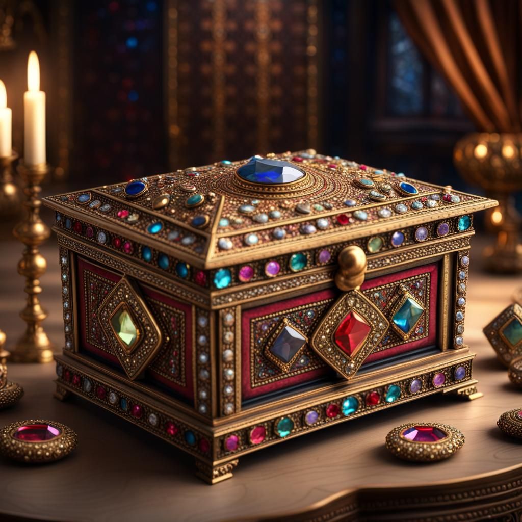 Arabian Treasure Box - AI Generated Artwork - NightCafe Creator