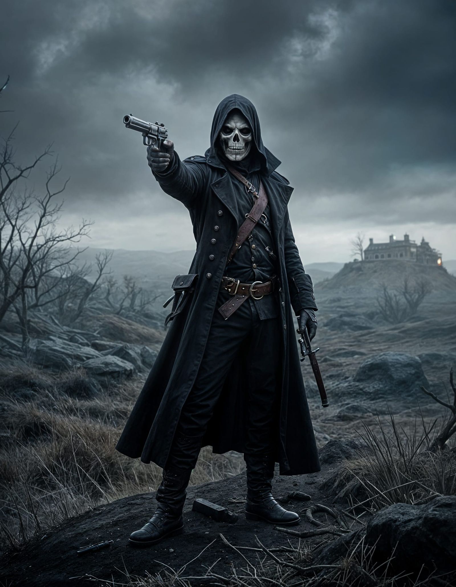 Duelist - Undead Cultist Officer Points Flintlock Pistol on ...