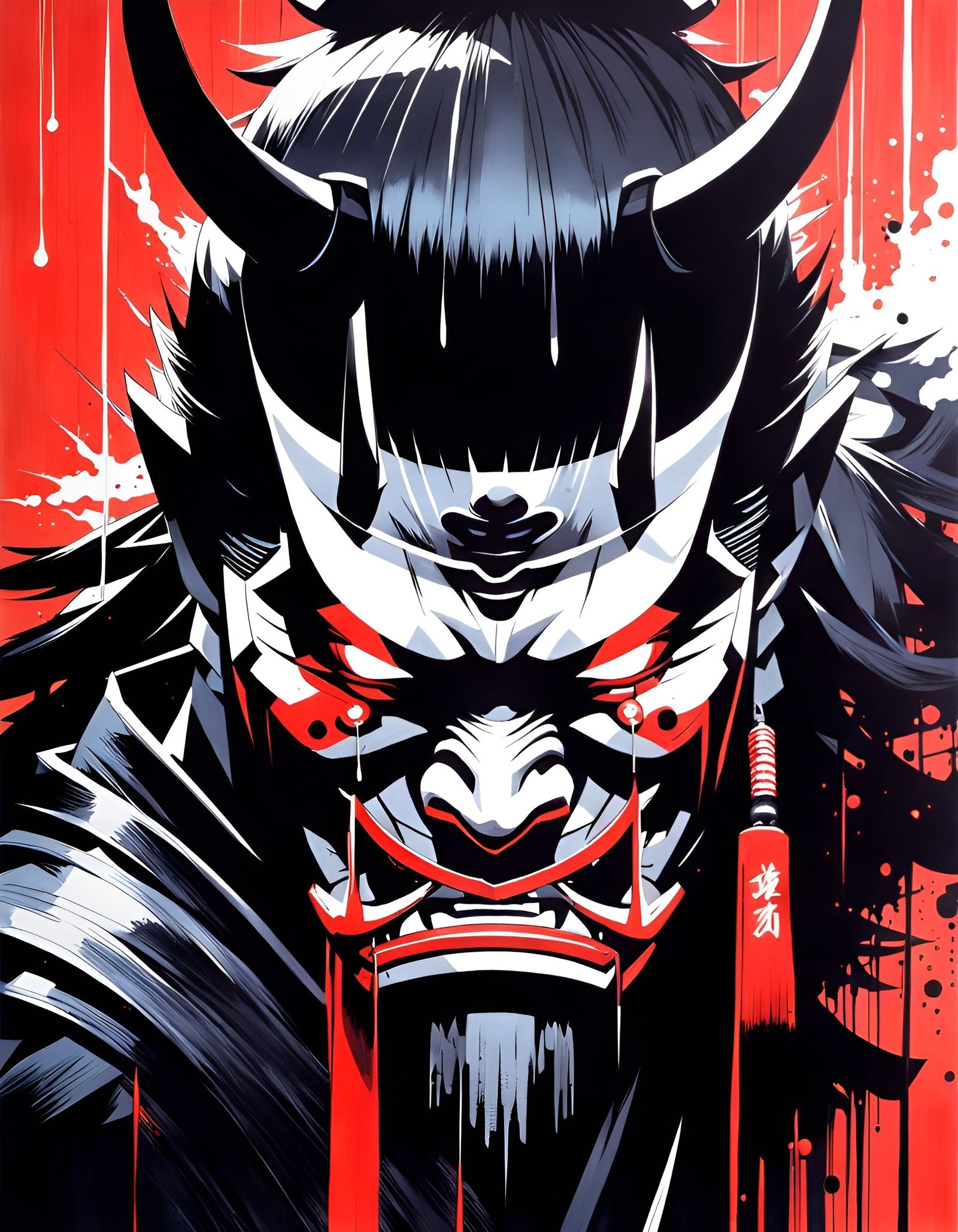 Evil Samurai - AI Generated Artwork - NightCafe Creator