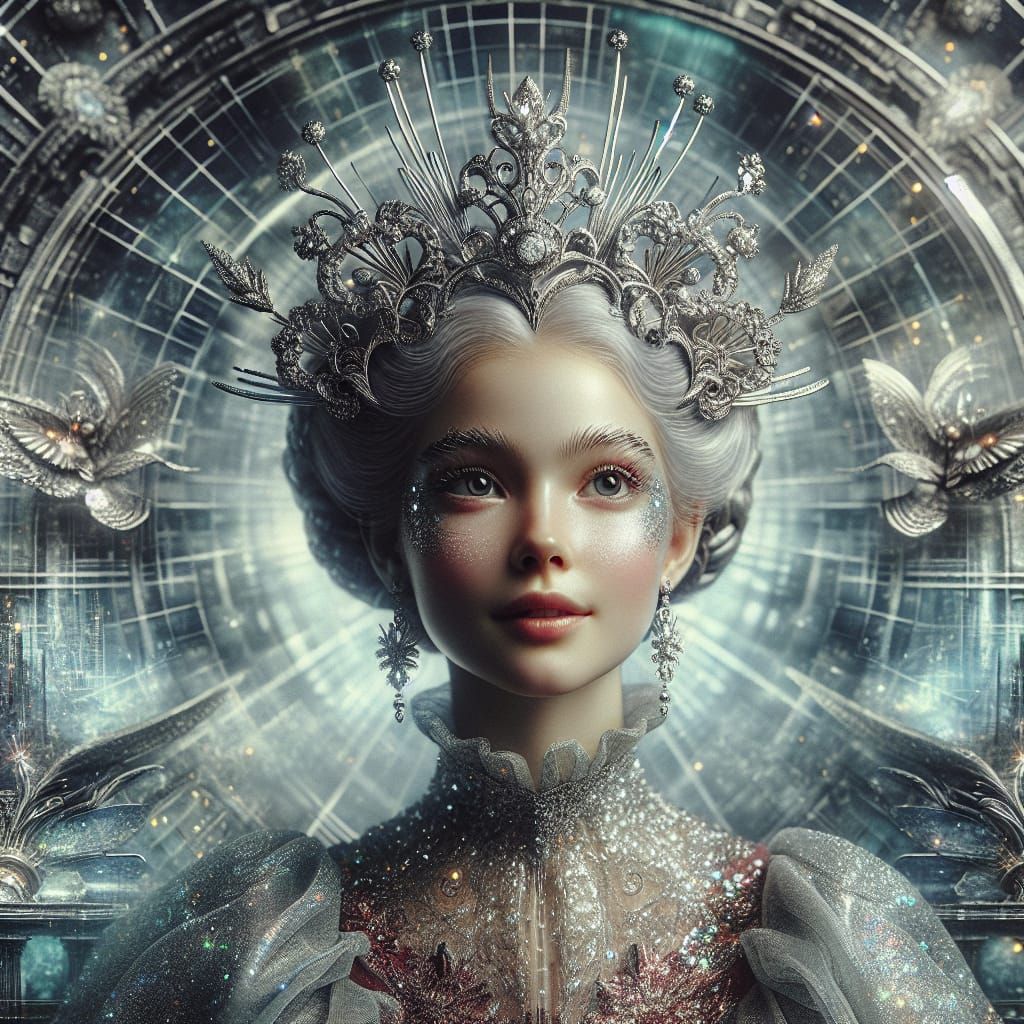 Silver Bliss - AI Generated Artwork - NightCafe Creator