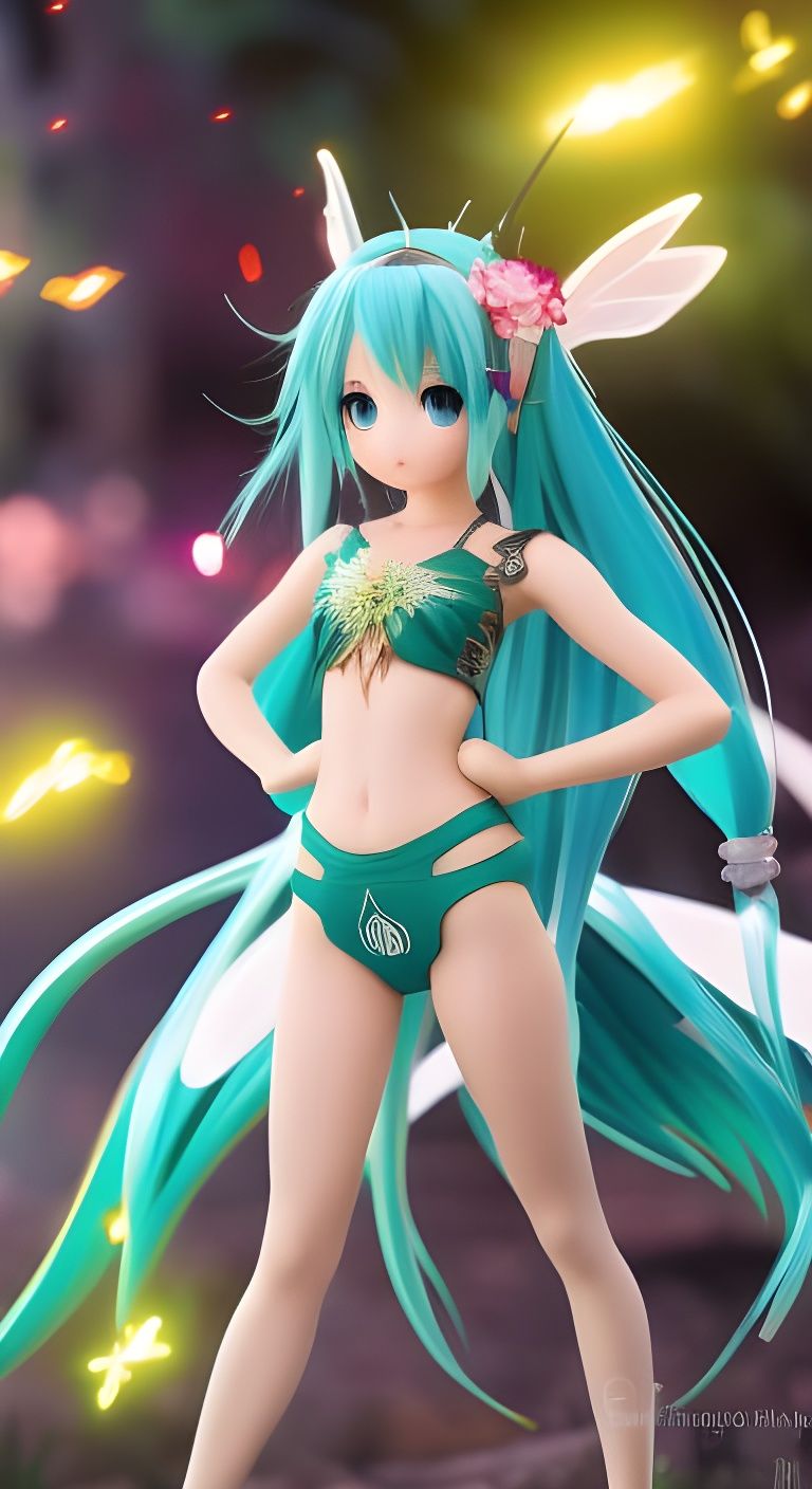 Hatsune Miku 236 - AI Generated Artwork - NightCafe Creator