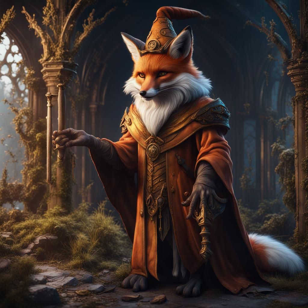 fox wizard - AI Generated Artwork - NightCafe Creator
