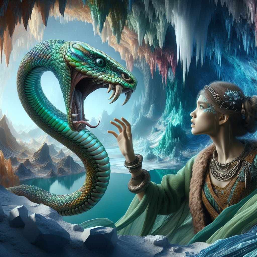 The Snake ~ - AI Generated Artwork - NightCafe Creator