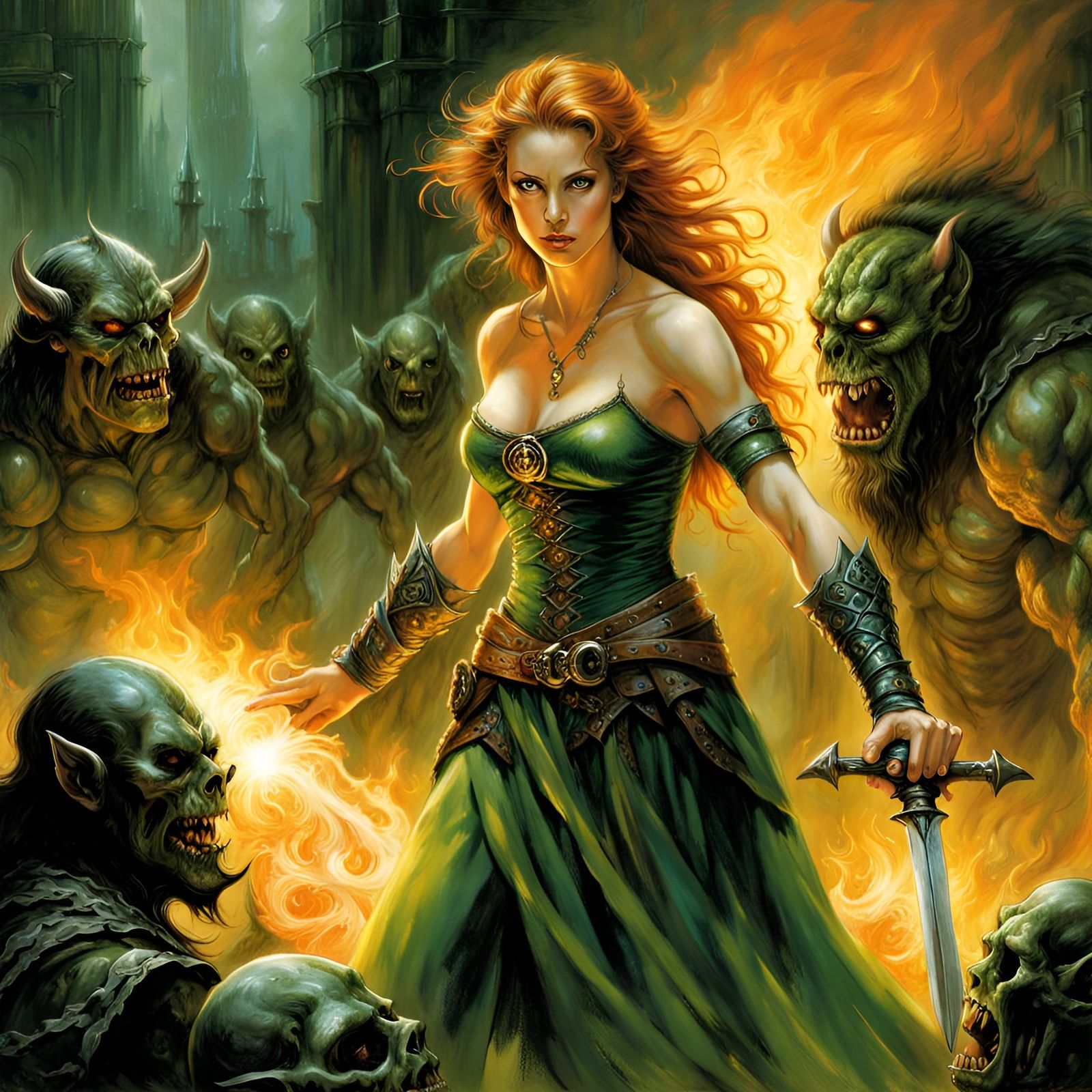 Burn, vermin. - AI Generated Artwork - NightCafe Creator