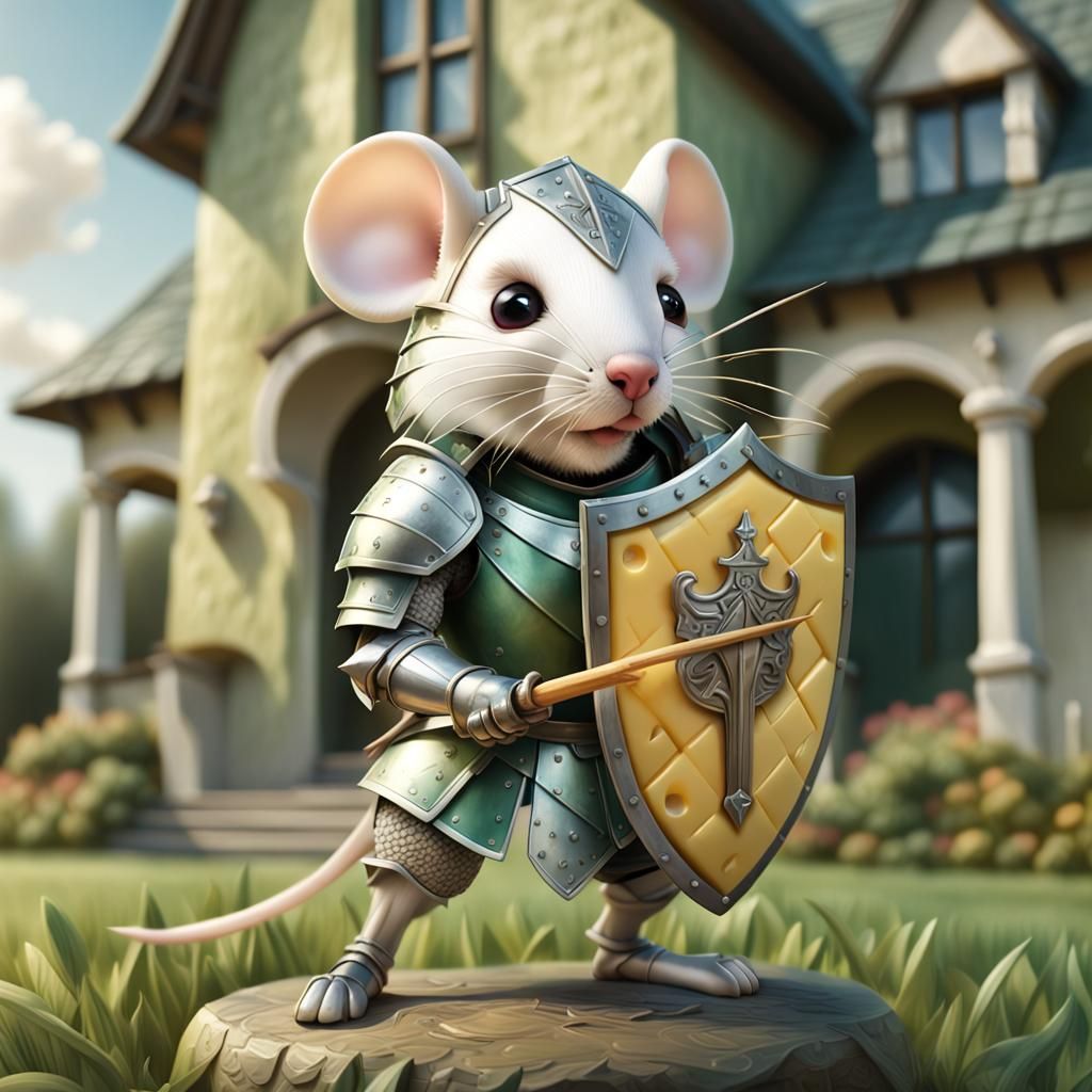 Mouse knight - AI Generated Artwork - NightCafe Creator