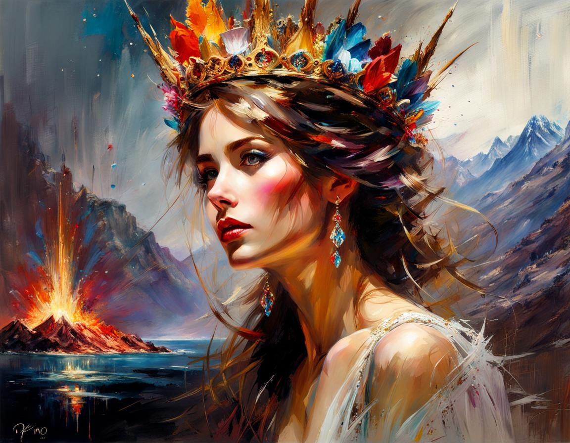 Volcano Inside - AI Generated Artwork - NightCafe Creator