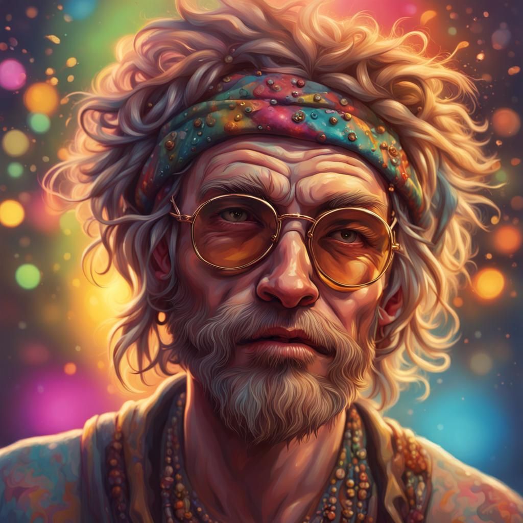 new years eve hippie punk storytellers - AI Generated Artwork ...