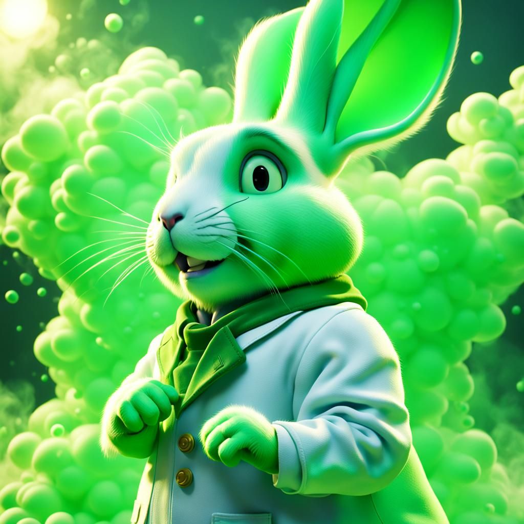 Easter Bunny Farting - AI Generated Artwork - NightCafe Creator