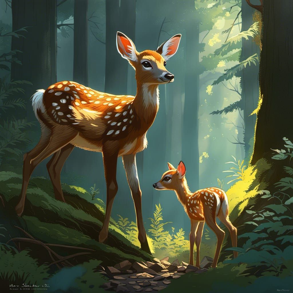 Fawn - AI Generated Artwork - NightCafe Creator