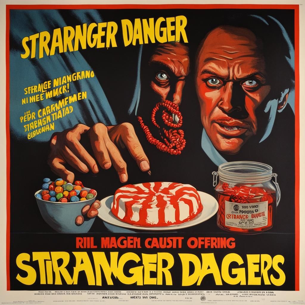 Stranger Danger, 1972 - AI Generated Artwork - NightCafe Creator