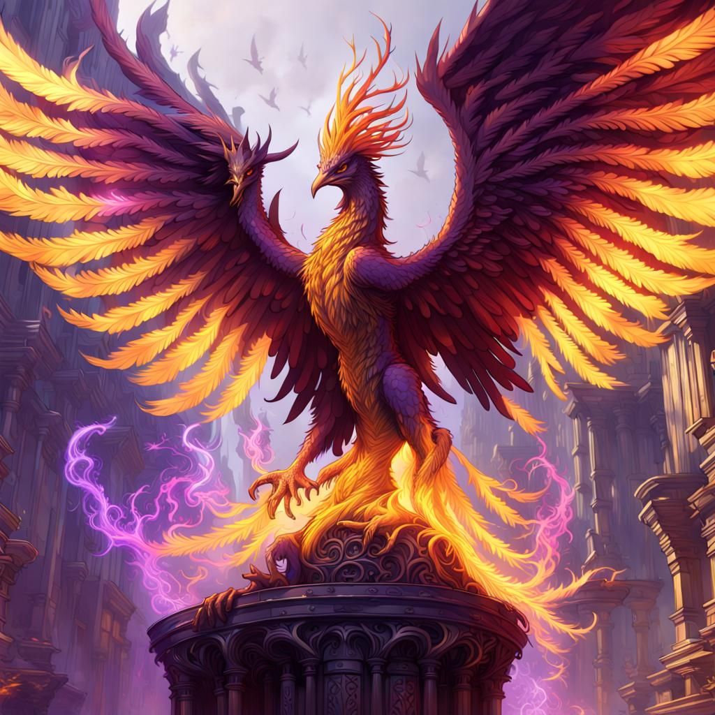 Pheonix - AI Generated Artwork - NightCafe Creator