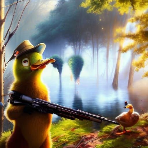 Going on Duck Hunt - AI Generated Artwork - NightCafe Creator