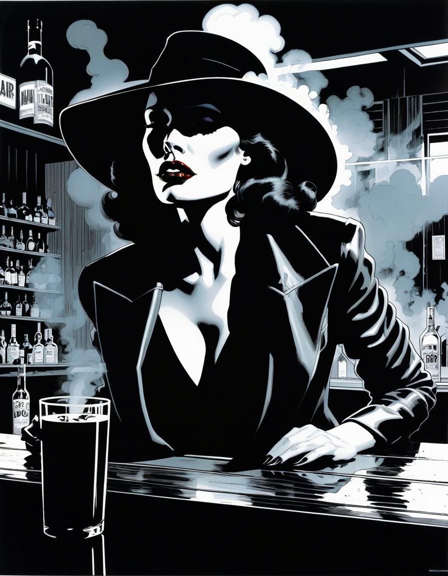 Comic Noir - AI Generated Artwork - NightCafe Creator