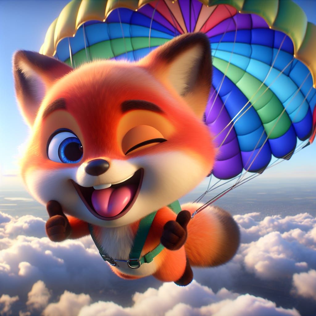 " animation style cute and soft fox animation, cute and sweet ...