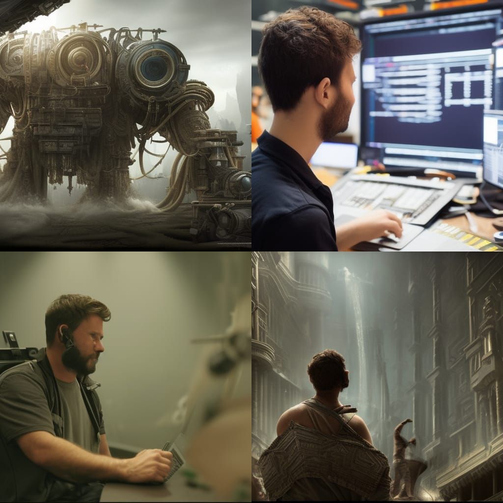 Technical support guy - AI Generated Artwork - NightCafe Creator