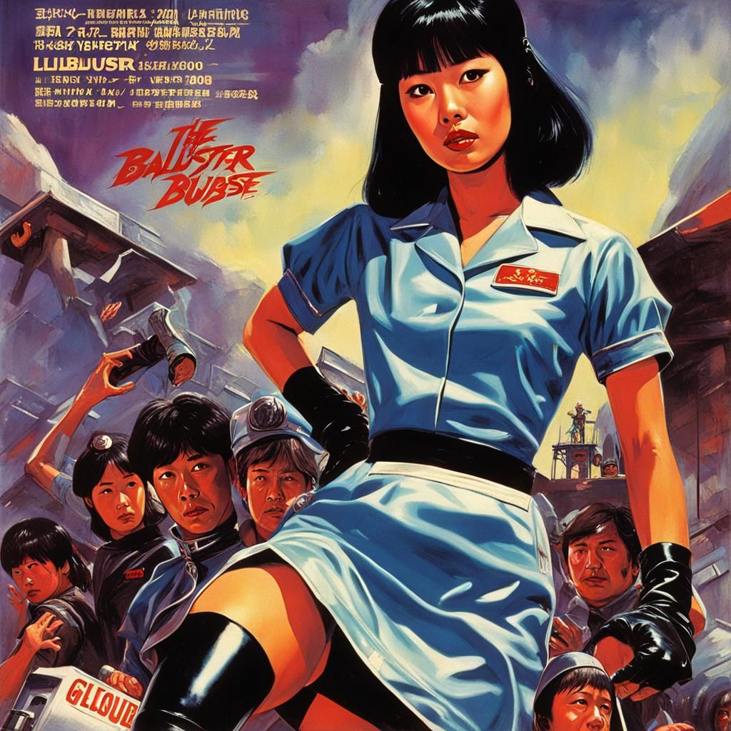The cover of Ballbuster Magazine showing Min Luong as a Diabolical ...