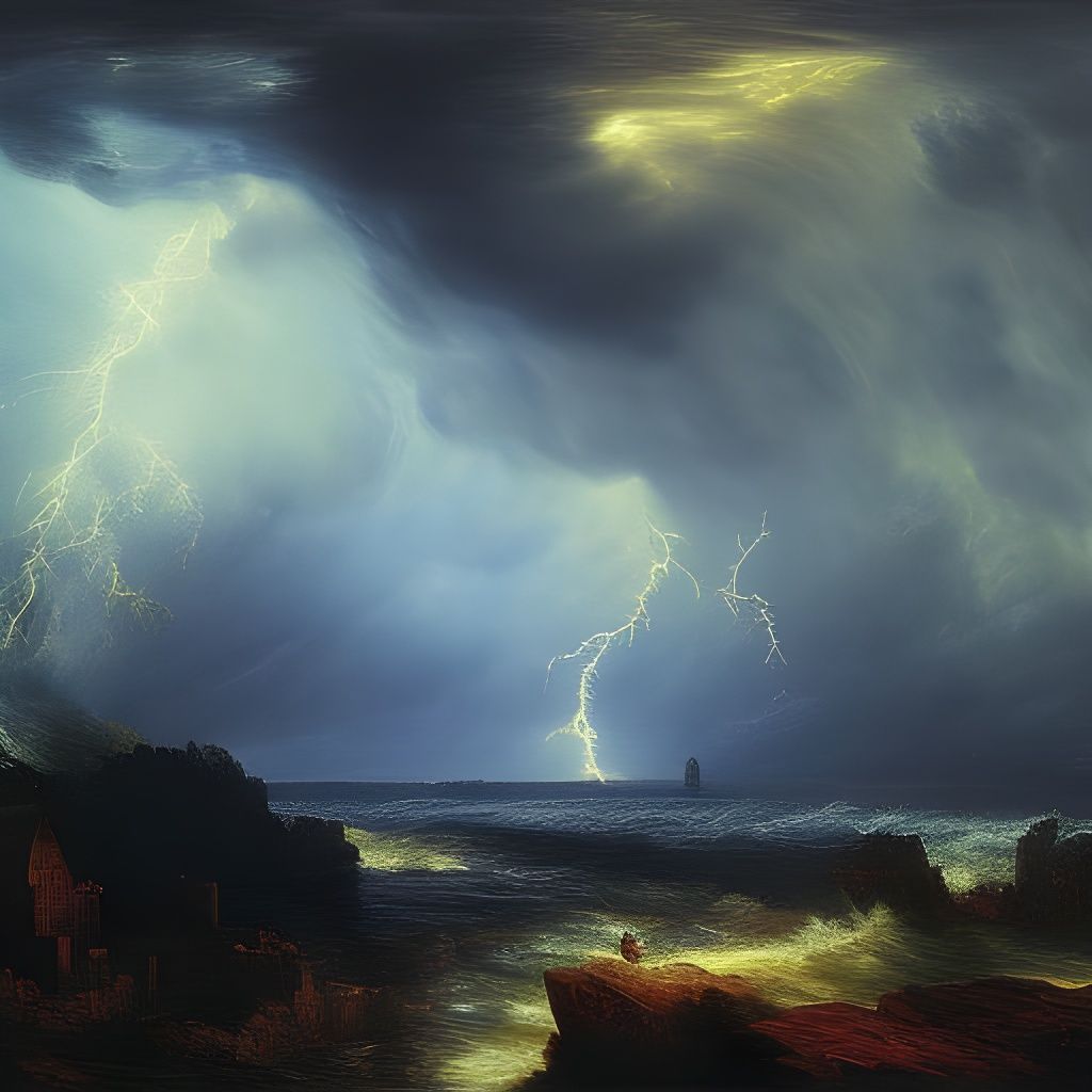 The Approaching Storm - AI Generated Artwork - NightCafe Creator