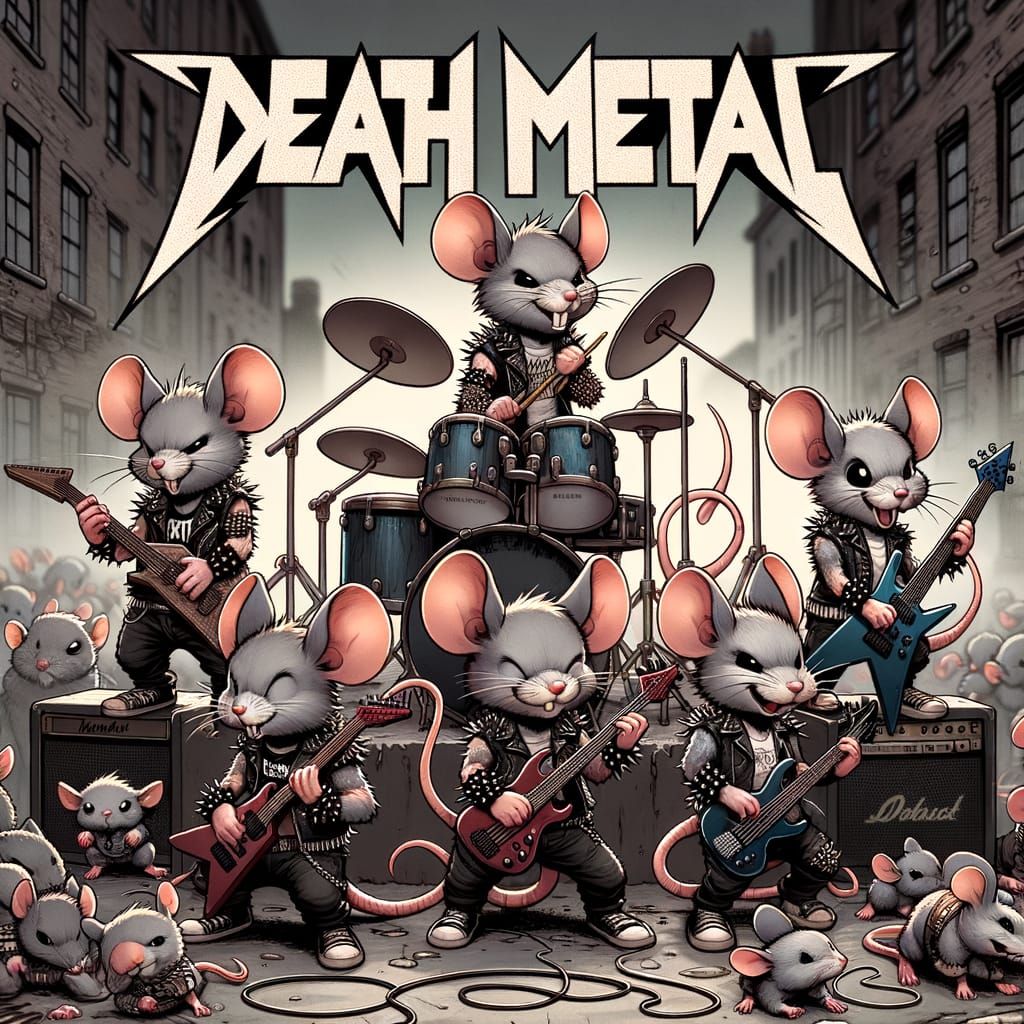 Metal Mice - AI Generated Artwork - NightCafe Creator