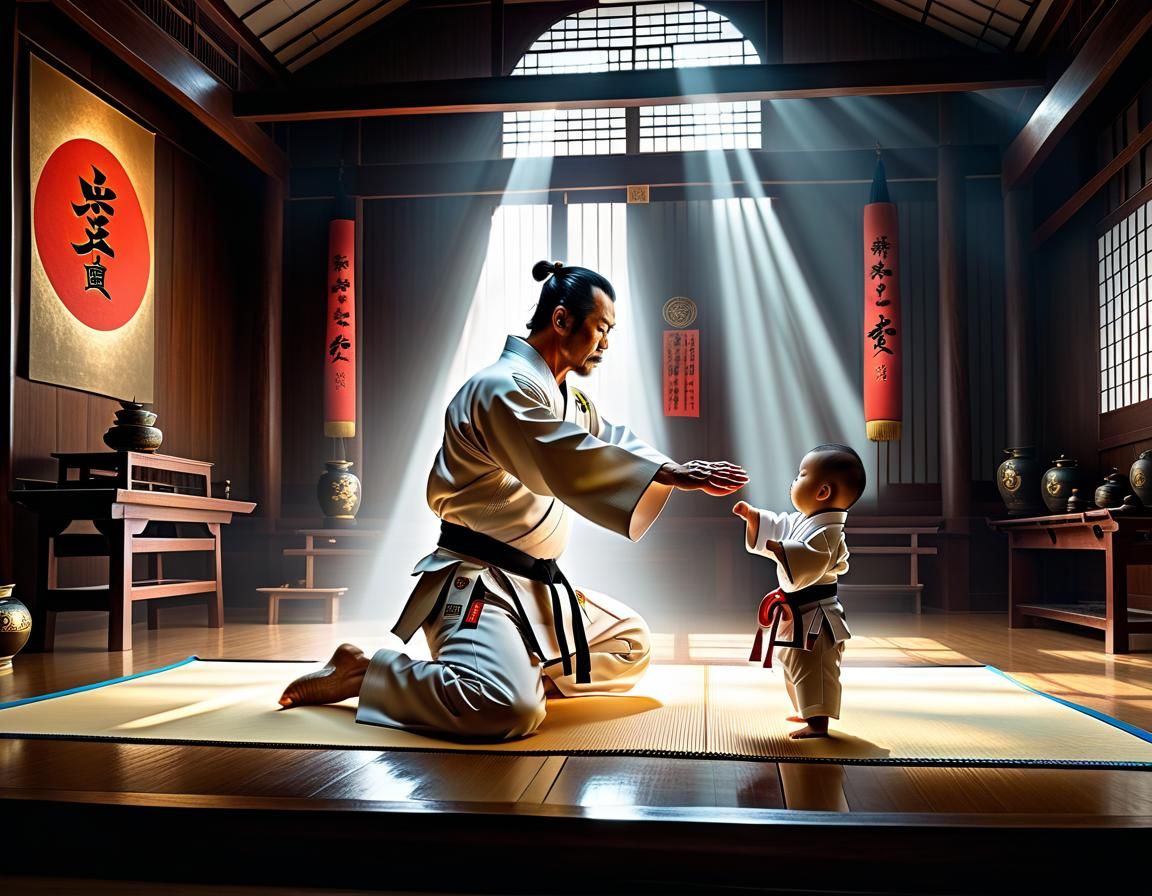 Master and apprentice - AI Generated Artwork - NightCafe Creator