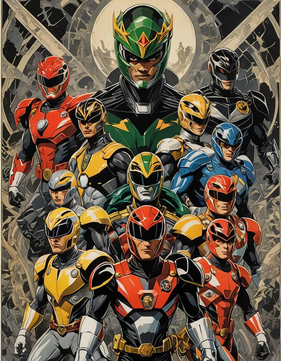 Join the Rangers, Be Mighty! - AI Generated Artwork - NightCafe Creator