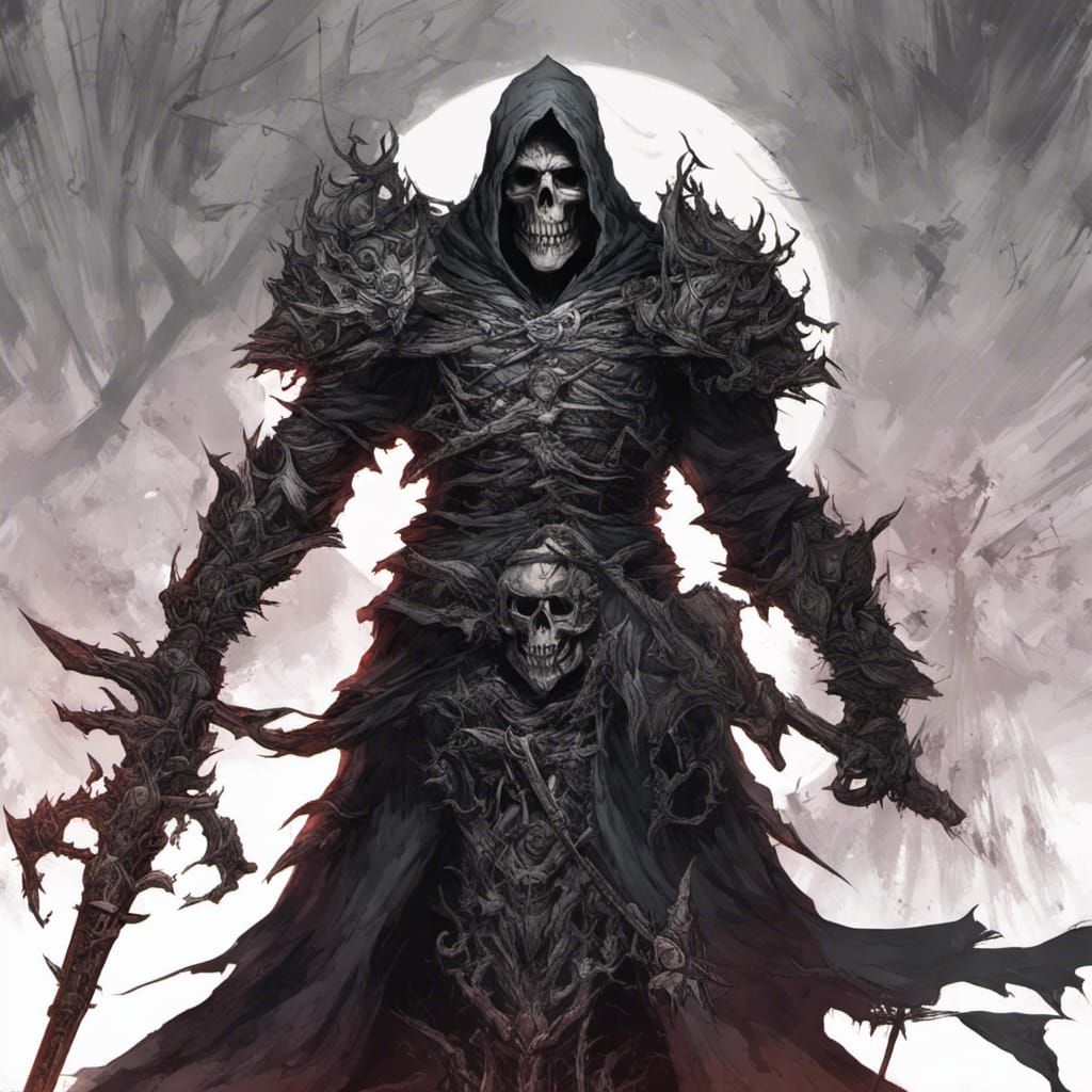 Cursed skeleton knight - AI Generated Artwork - NightCafe Creator