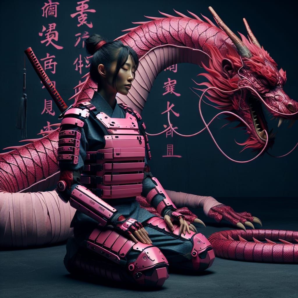 Tatsu Warrior - AI Generated Artwork - NightCafe Creator