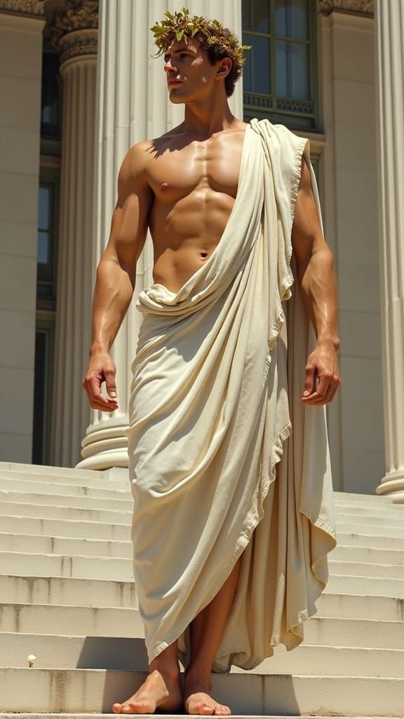 Hail Caesear - Art Nouveau Style Beefcake Julius Caesar Stan...