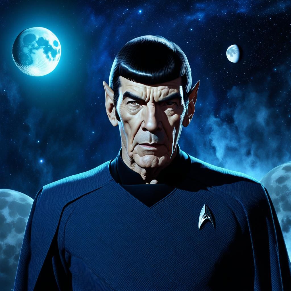 Portrait, Mr. Spock by Terri Kelleher - AI Generated Artwork ...