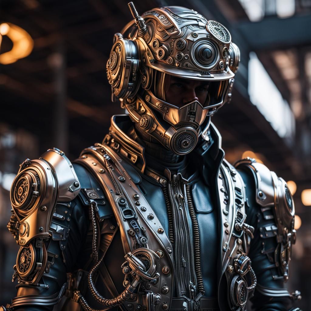 Humanoid cyborg - AI Generated Artwork - NightCafe Creator