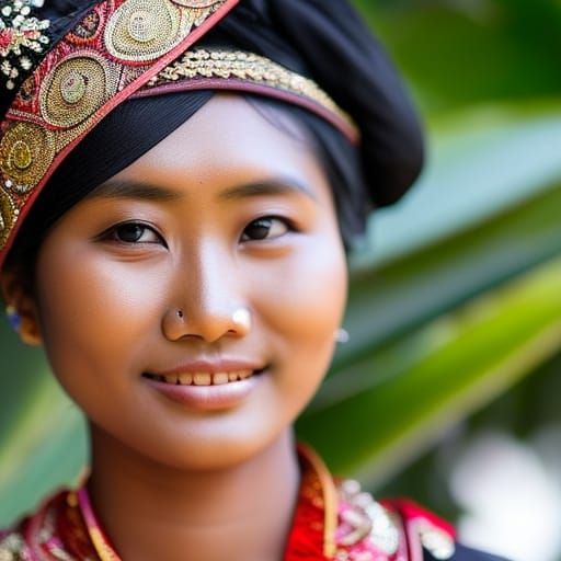 Balinese woman - AI Generated Artwork - NightCafe Creator