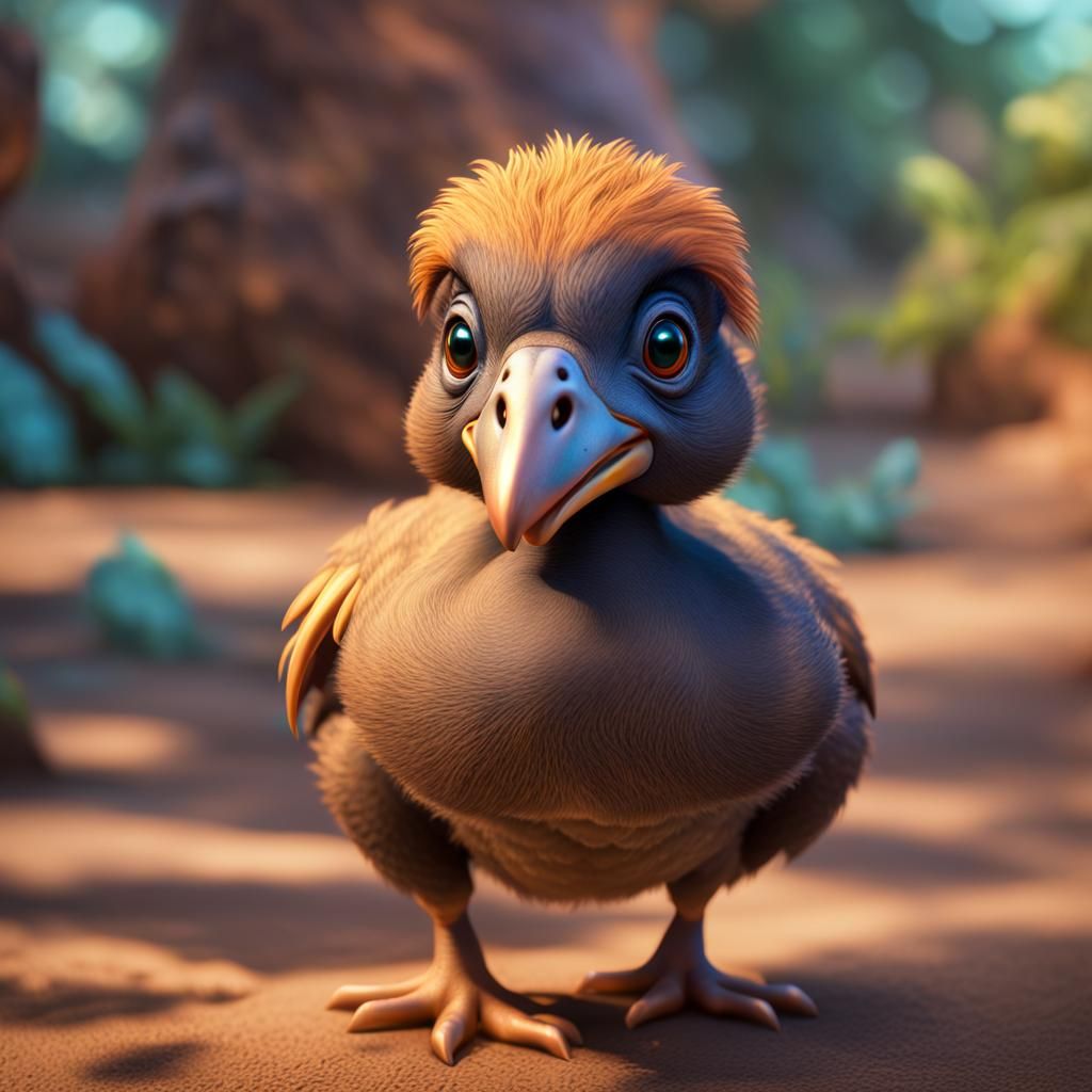 baby dodo bird - AI Generated Artwork - NightCafe Creator