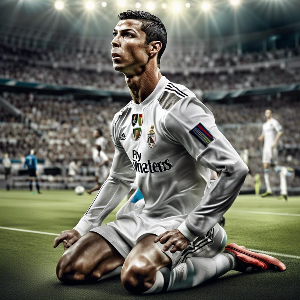 Cristiano Ronaldo - AI Generated Artwork - NightCafe Creator