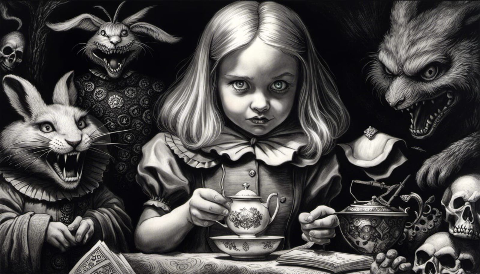 Alice In Wonderland Creepy Version