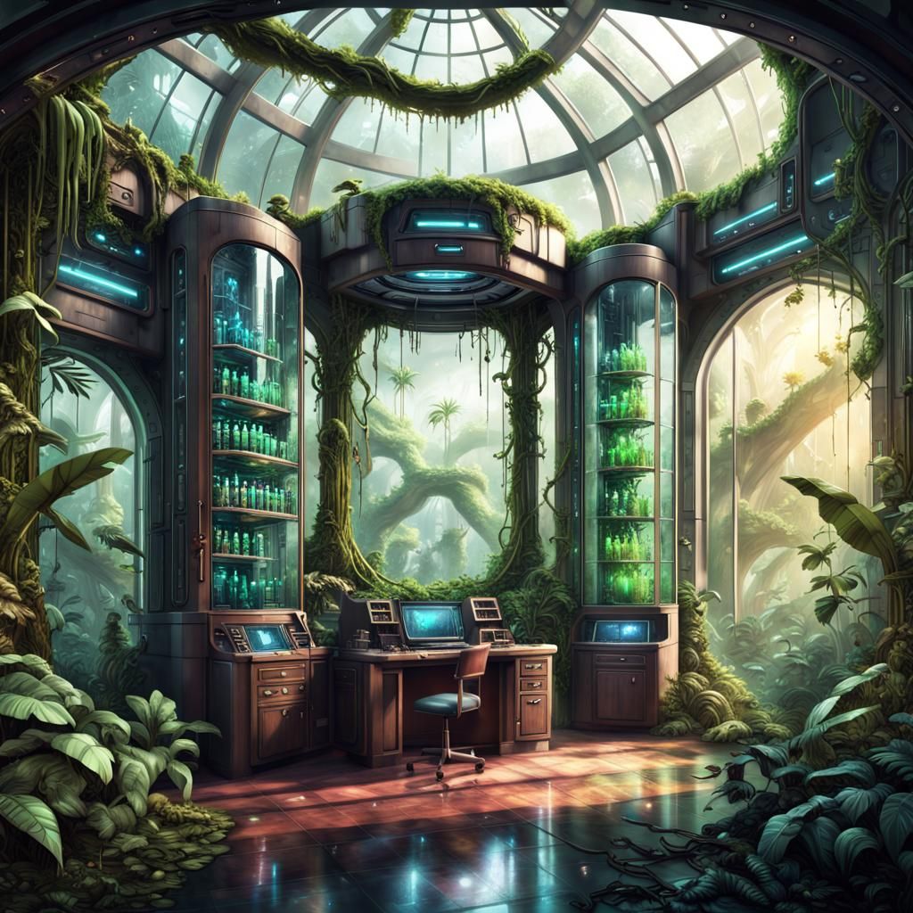 The Jungle Lab - AI Generated Artwork - NightCafe Creator