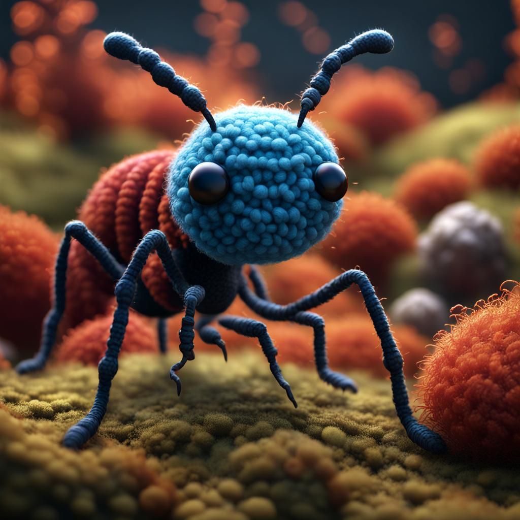 Wool Ant - AI Generated Artwork - NightCafe Creator