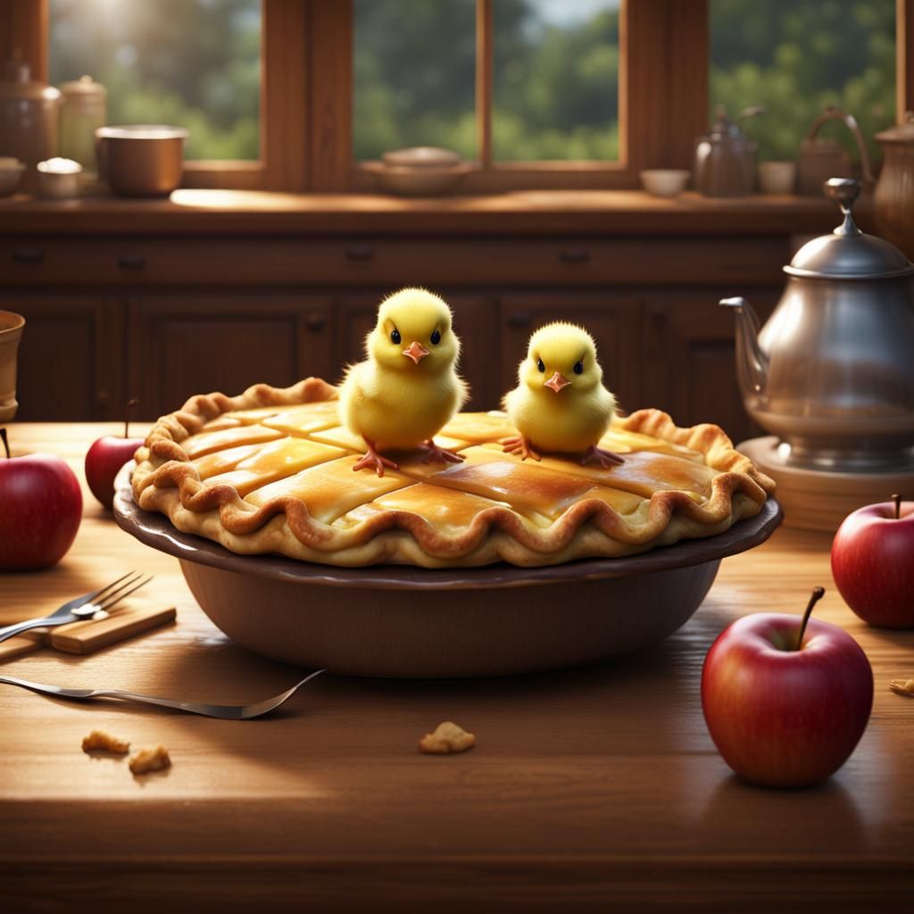 Pie Defenders - AI Generated Artwork - NightCafe Creator