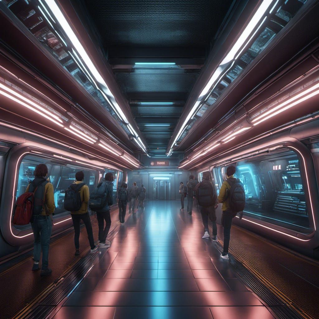 Subway - AI Generated Artwork - NightCafe Creator