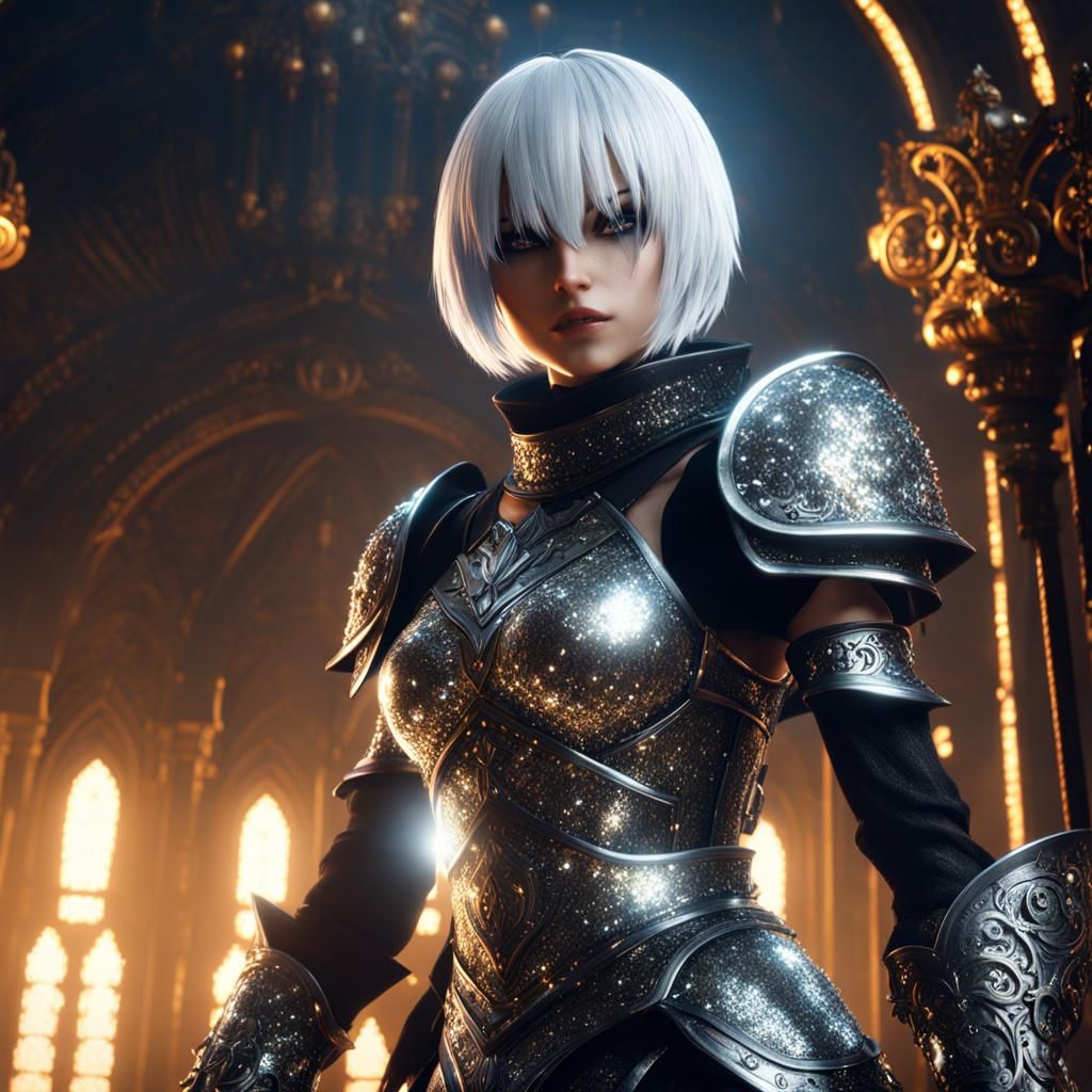 Nier 2b Knight - AI Generated Artwork - NightCafe Creator