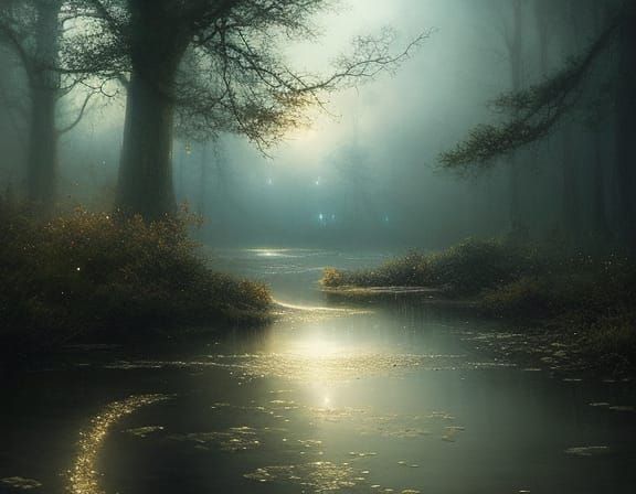 Magic Swamp - AI Generated Artwork - NightCafe Creator
