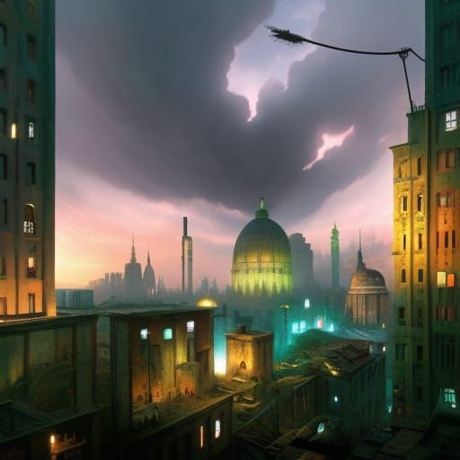 Modern Rome - Post-Apocalyptic Industrial Rome: A Digital Re...