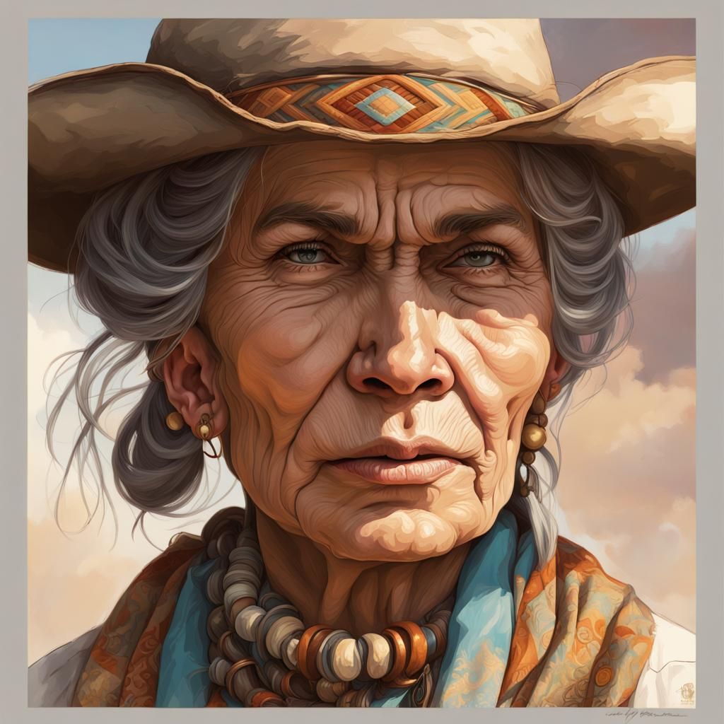 Western Portraits #12 - AI Generated Artwork - NightCafe Creator