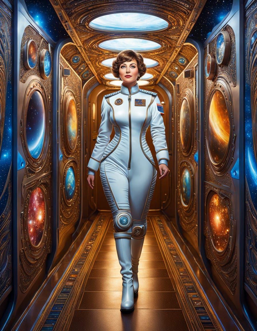 Space ship commander - Confident Space Commander in Josephin...