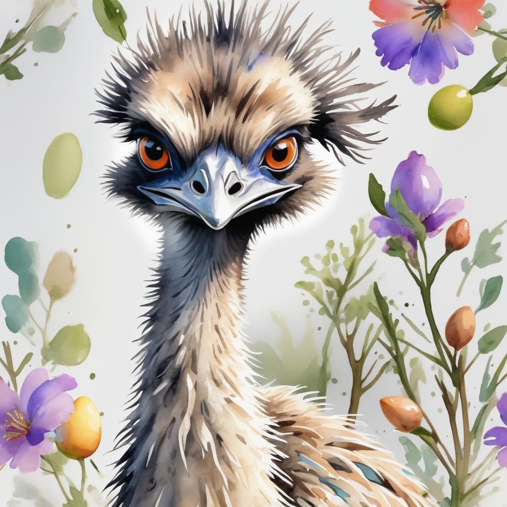 Easter Emu - AI Generated Artwork - NightCafe Creator
