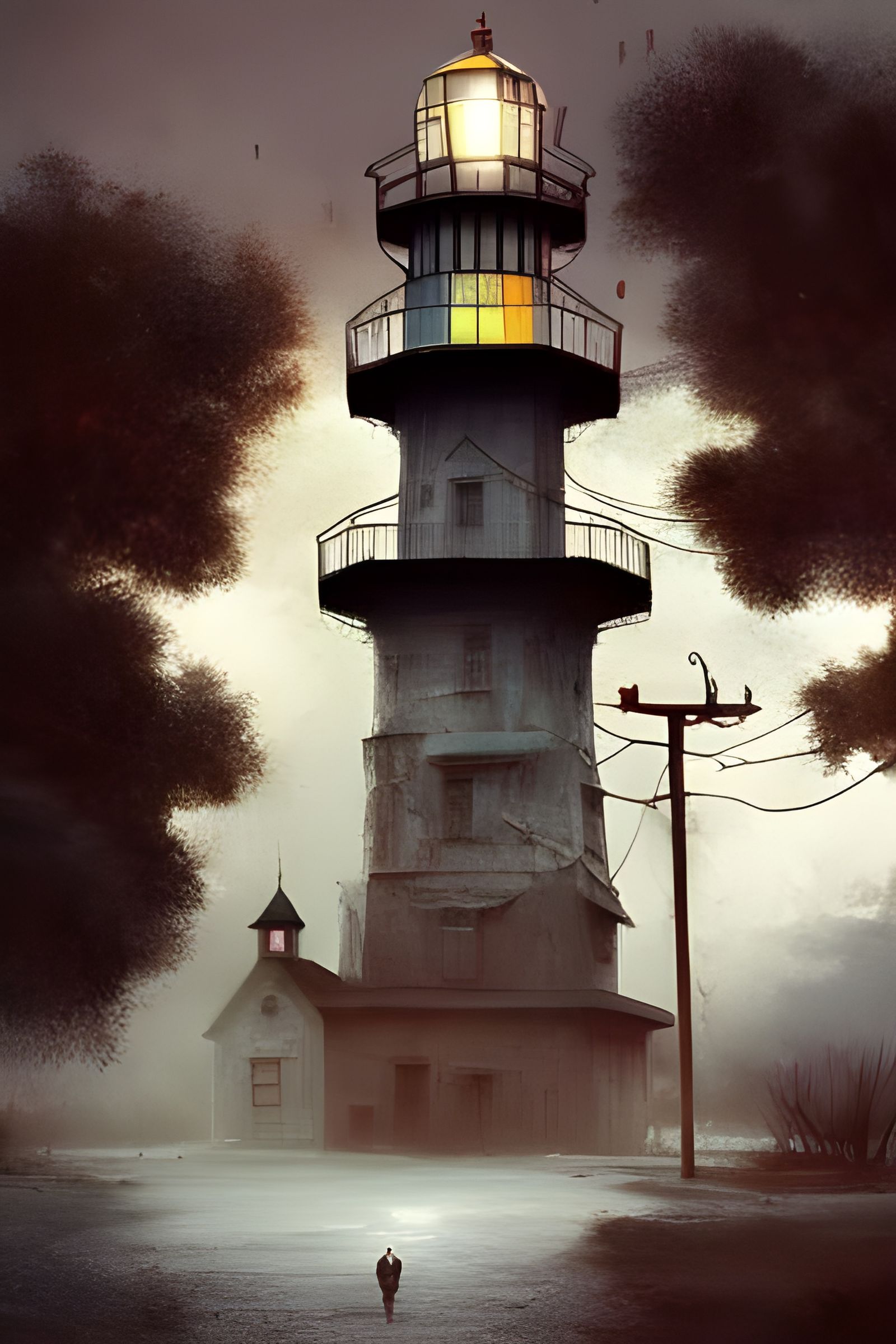 Lighthouse - AI Generated Artwork - NightCafe Creator