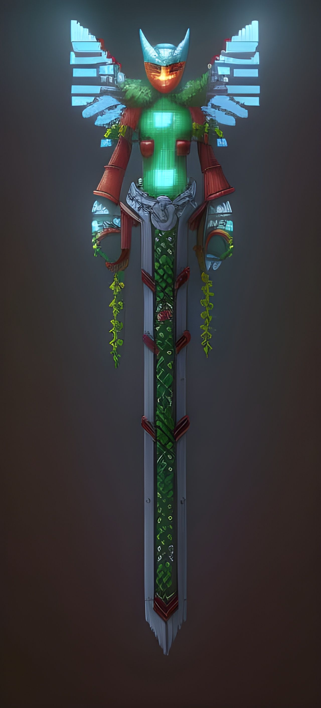 Sword design for pixel art game - AI Generated Artwork - NightCafe Creator