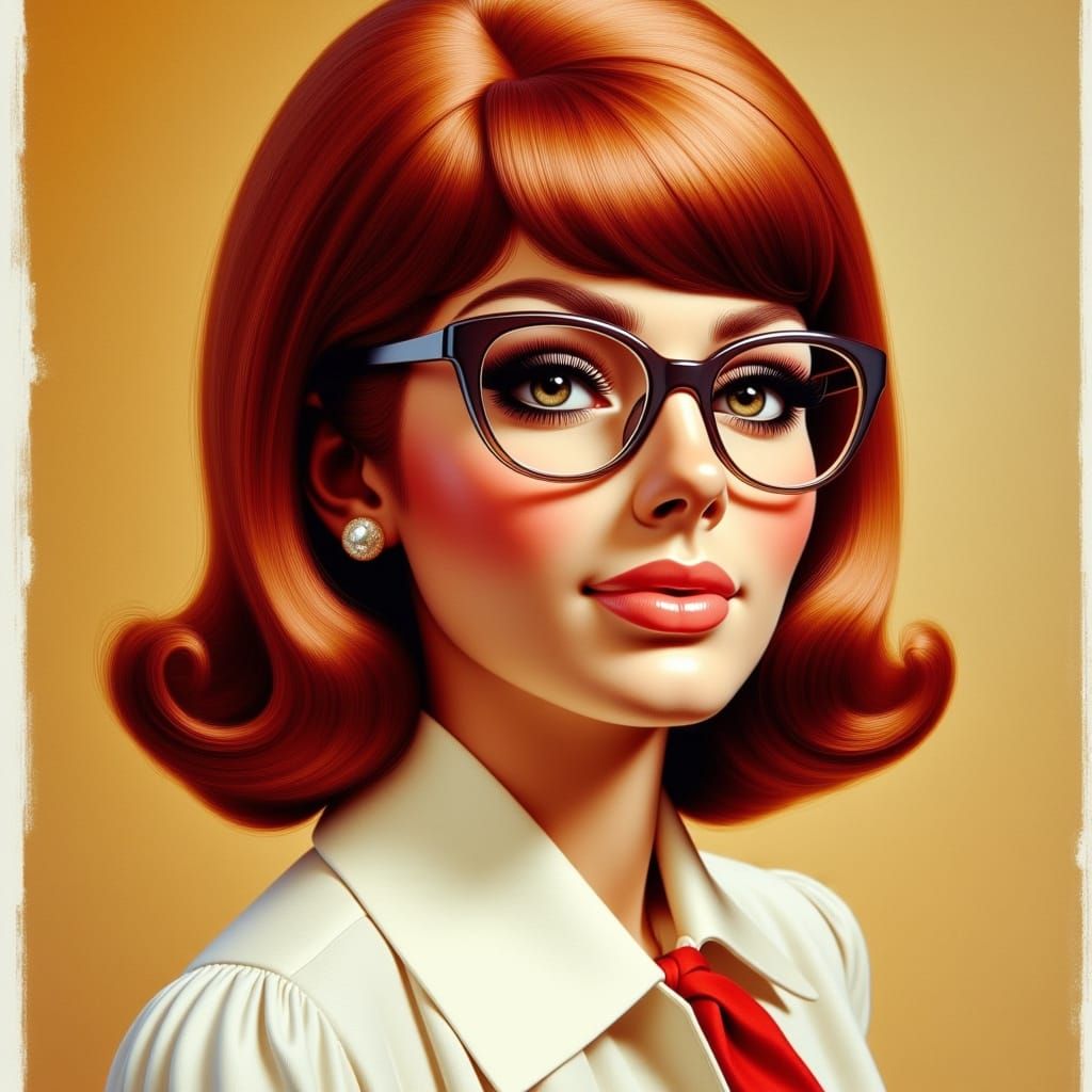 "A Very Posh Bird" - Elegant 1960s Woman with a Sly Smile