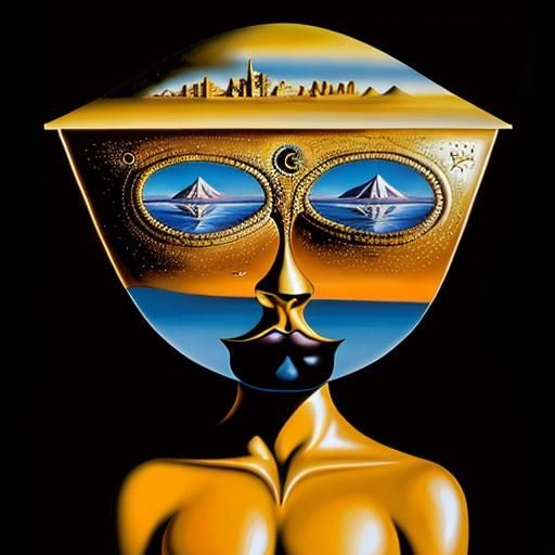 Studies on Modern Art. Surrealism. - Landscape of Mind. - AI Generated ...