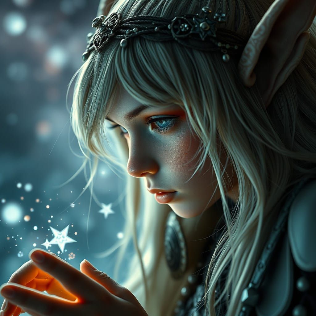 Fantasy - Mystical Elf in Celestial Realism
