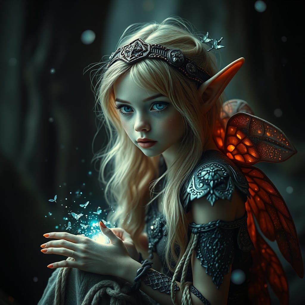 Fantasy - Surreal Fantasy Elf in Ethereal Galaxy